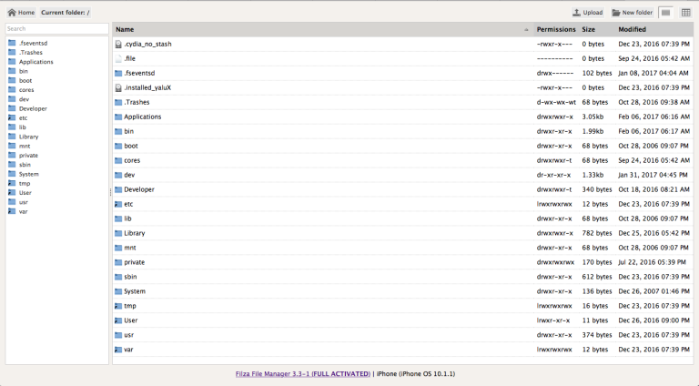 Filza File Manager 3.3 released – TIGI Software