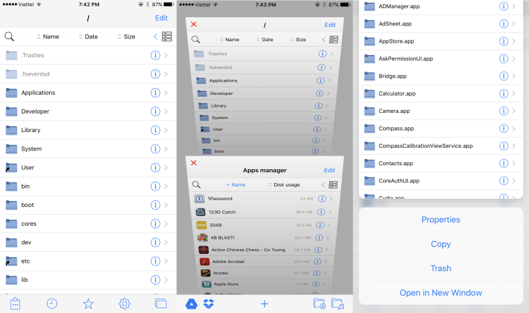 Filza File Manager 3.3 released – TIGI Software